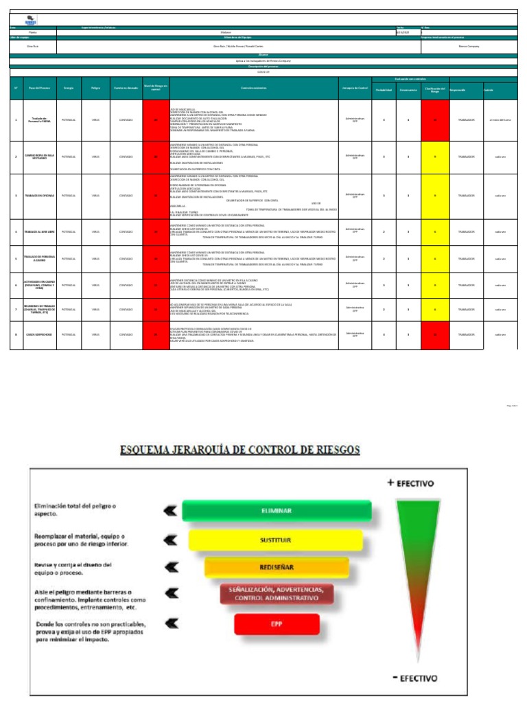 Matriz Wrac COVID19 Rinno | PDF | Ciencias de la Salud | Salud pública