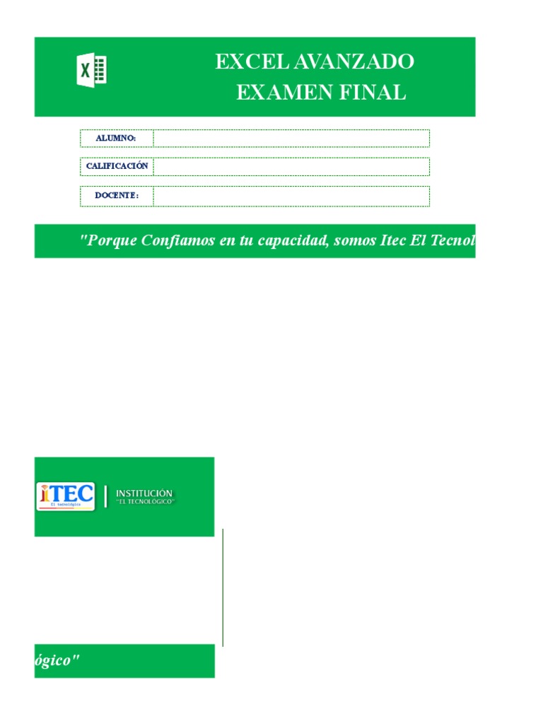 Examen Final Excel Avanzado-Julio | PDF | Microsoft Excel | Ingeniería de Sistemas