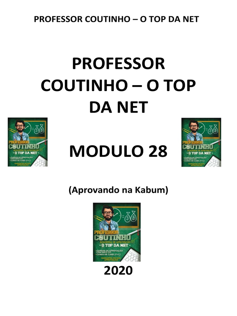 Modulo 28 - Aprovando Na Kabum | PDF