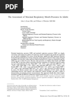 MIP and MEP Testing Overview | PDF | Exhalation | Respiratory System