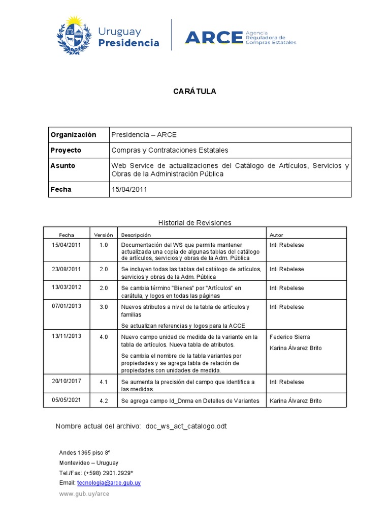 WS Act Catalogo | PDF | Red mundial | Internet y web