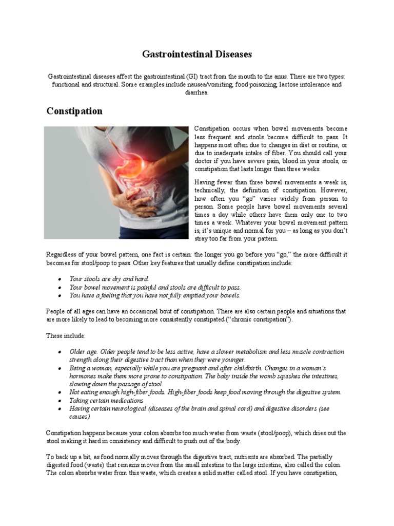 Health - Gastrointestinal Diseases | PDF | Hemorrhoid | Irritable Bowel ...
