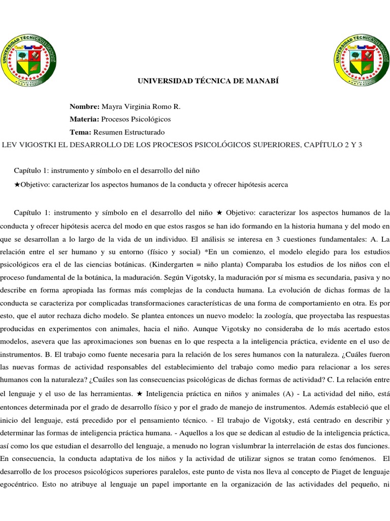 Resumen Estructurado | PDF | Sicología | Inteligencia