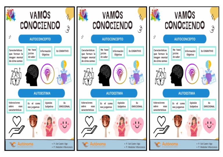 Folleto Sesión 1 - Taller Autoestima | PDF