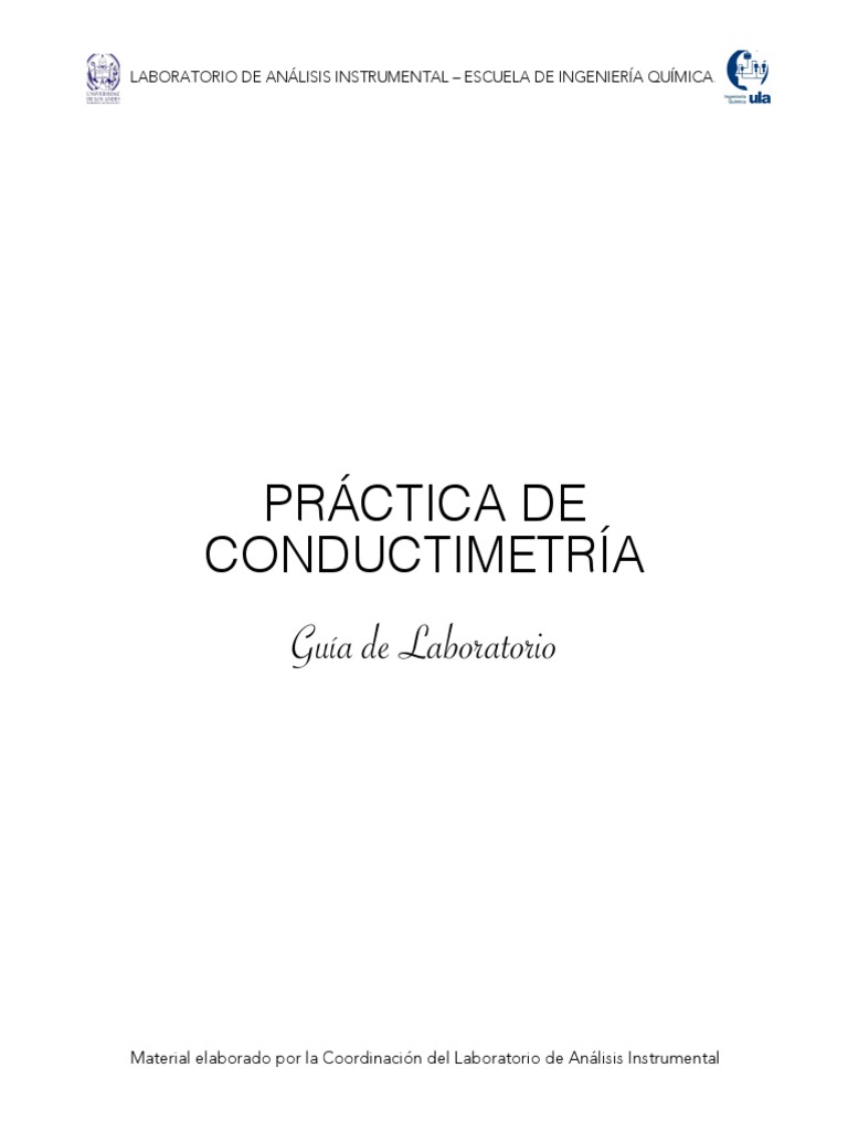 20 Guia Conductimetria | Descargar gratis PDF | Valoración | Química