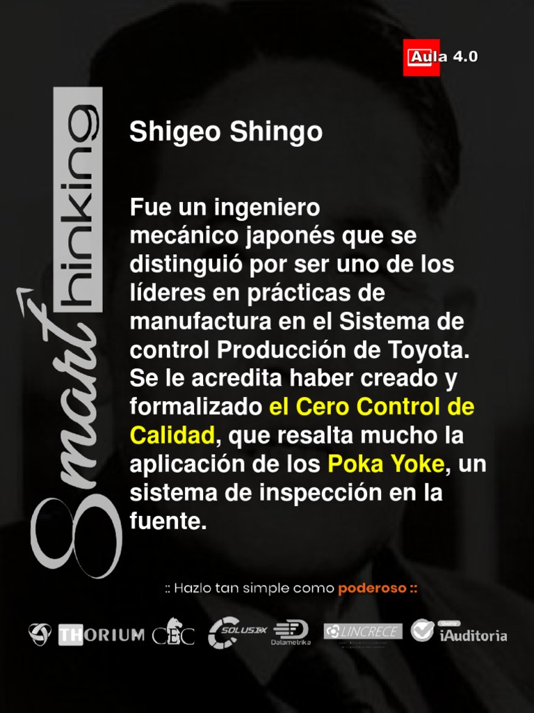 Shigeo Shingo | PDF | Lean Manufacturing | Producción y fabricación