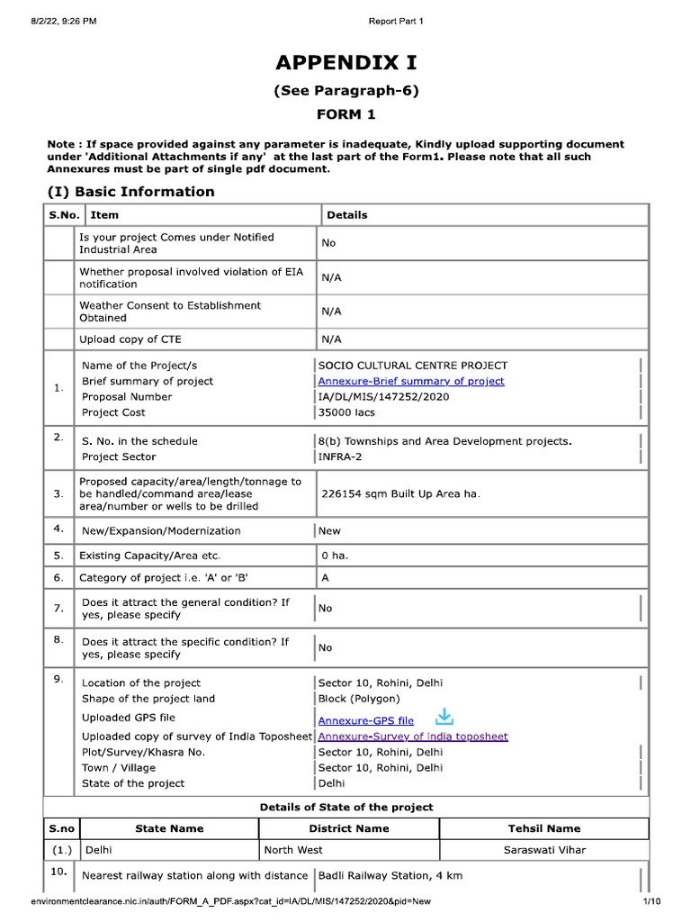 Socio Cultural Centre, Rohini, Delhi | PDF