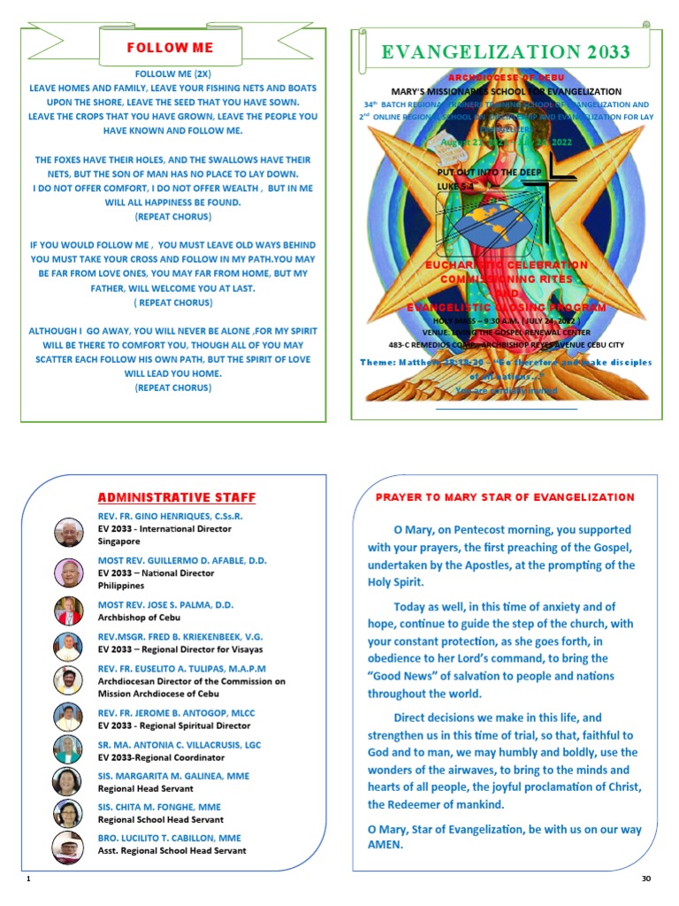 @ 34TH Batch Grad Prog. | Download Free PDF | Mary, Mother Of Jesus | Christian Belief And Doctrine