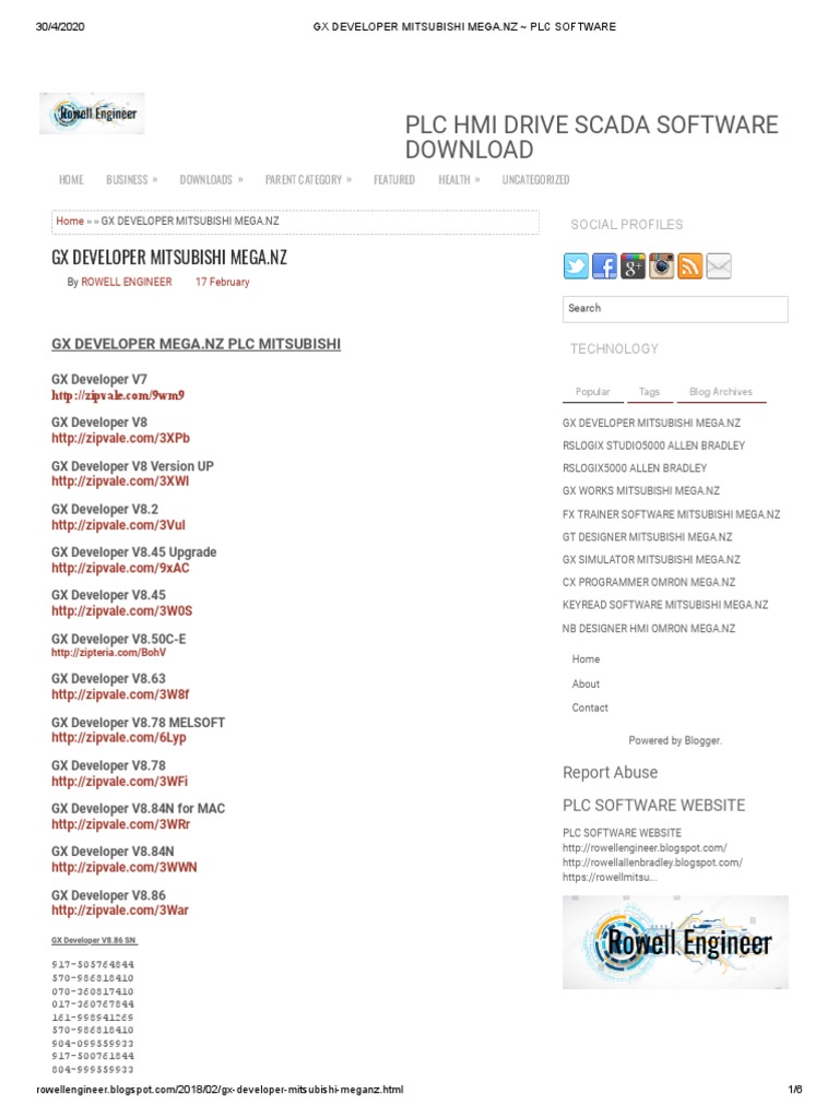 GX Developer Mitsubishi Mega - NZ - PLC Software | PDF | Programmable ...