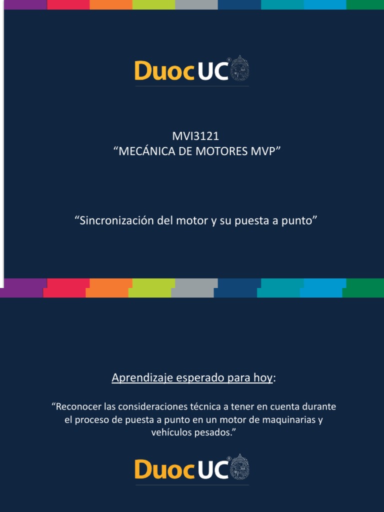 Sincronización y Ajuste de Motores | PDF | Engranaje | Vehículos