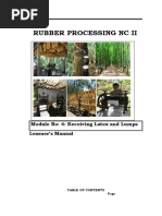 Coagulation Processes of Rubber Latex | PDF | Natural Rubber | Acid