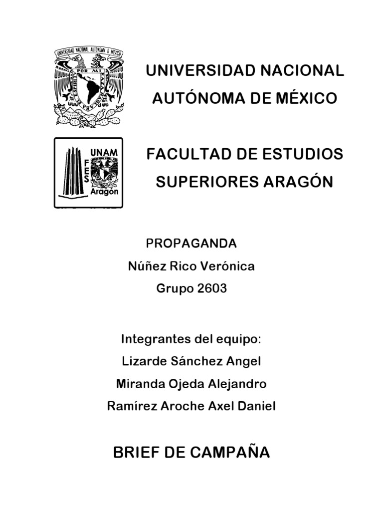 Plan de Campaña de La Propaganda Propagandística | PDF | Agua | México