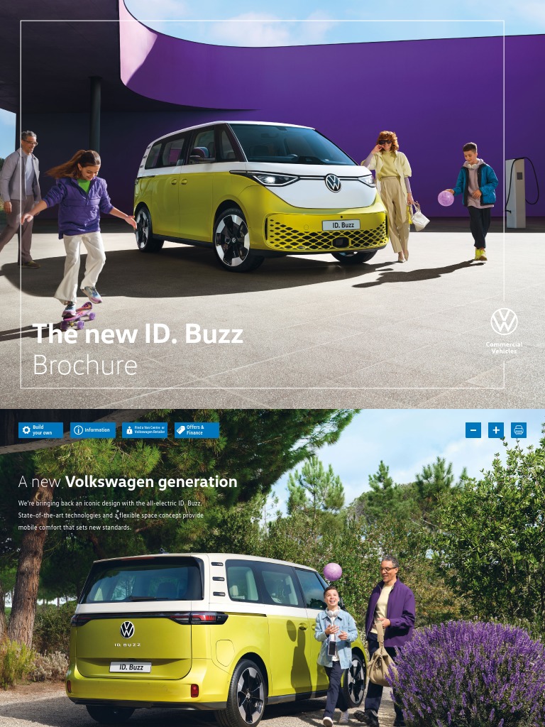 The New ID. Buzz: Brochure | PDF | Seat Belt | Trunk (Car)