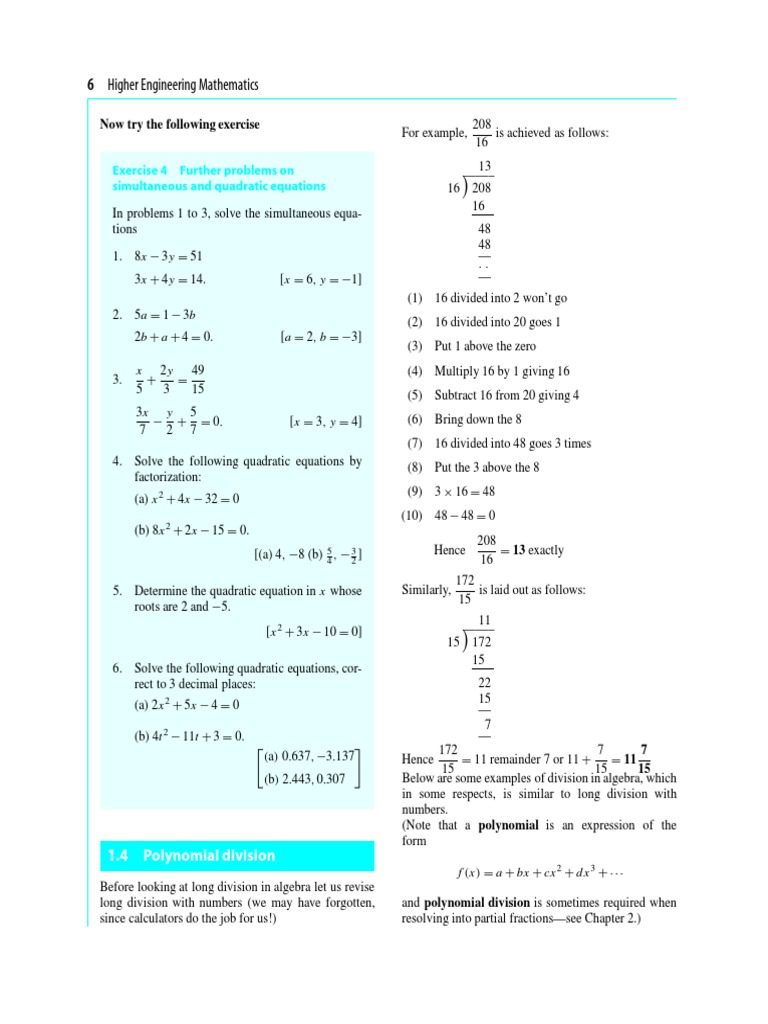 Higher Engineering Mathematics Bs Grewal-Page25 | PDF | Polynomial ...