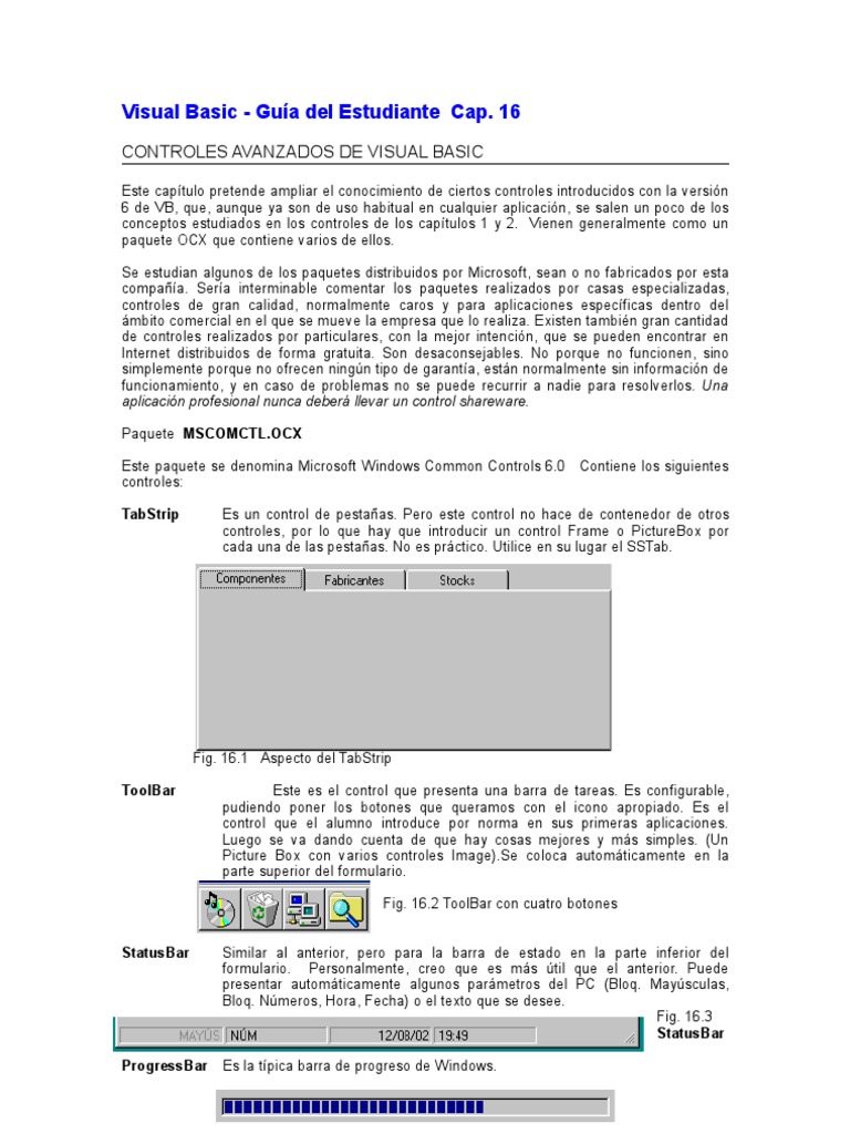 Capitulo 16 Visual Basic 6 | PDF | Básico | Point and Click