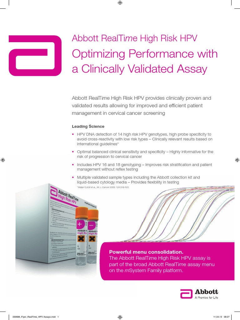Abbott HPV RealTime Assay | PDF | Life Sciences | Biology
