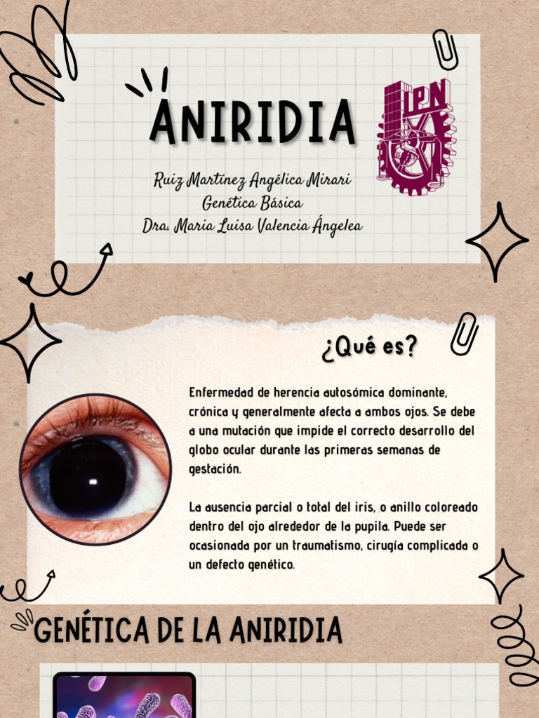 Aniridia | PDF | Relaciones personales, crianza y desarrollo personal ...