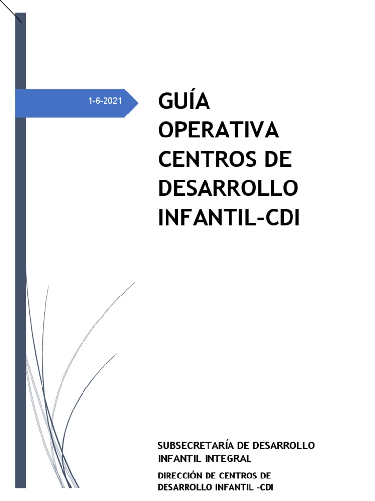 Guía Operativa Cdi | PDF | Adultos | Neurona