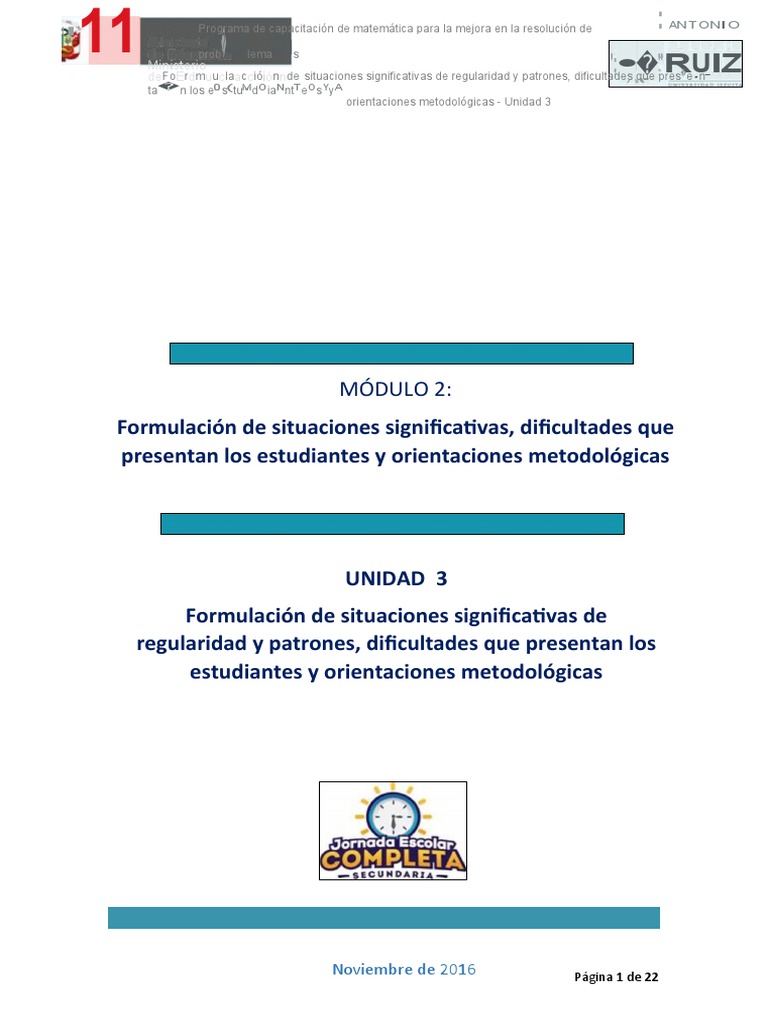 Regularidad y patrones | PDF | Secuencia | Álgebra