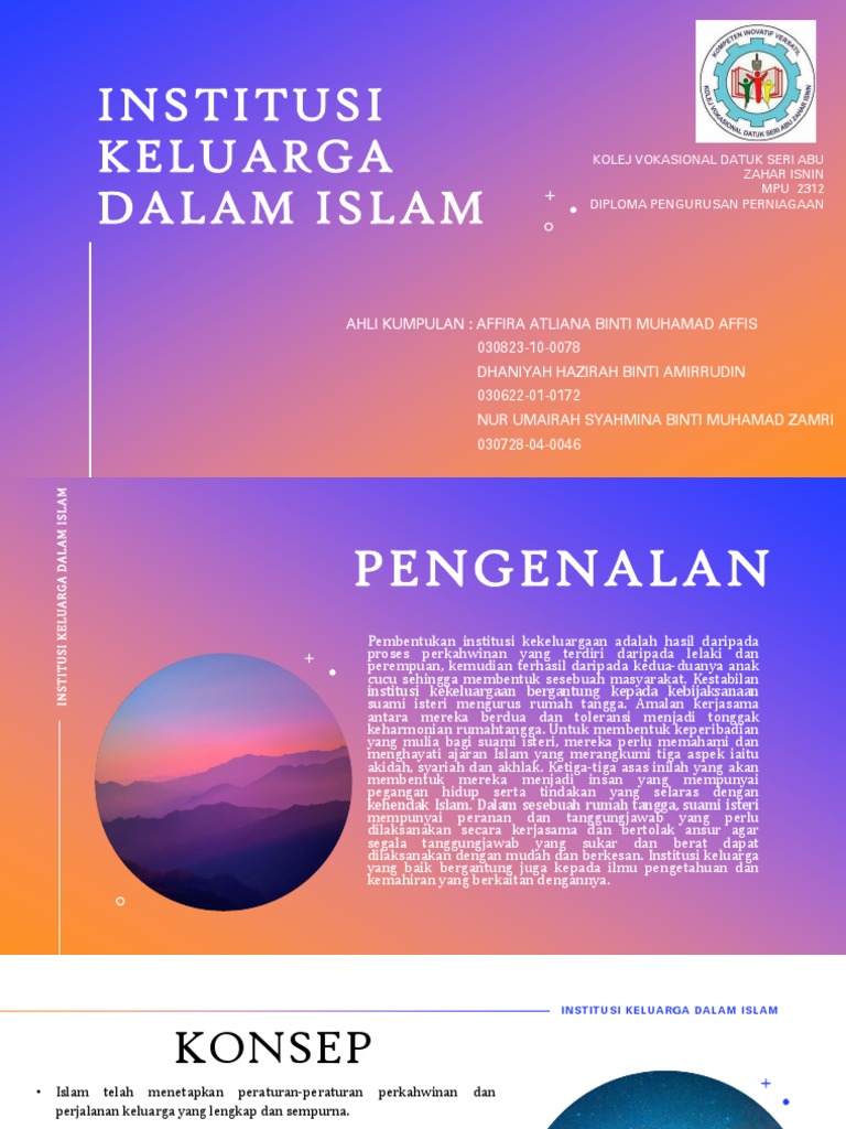 Institusi Keluarga Dalam Islam (3) | PDF