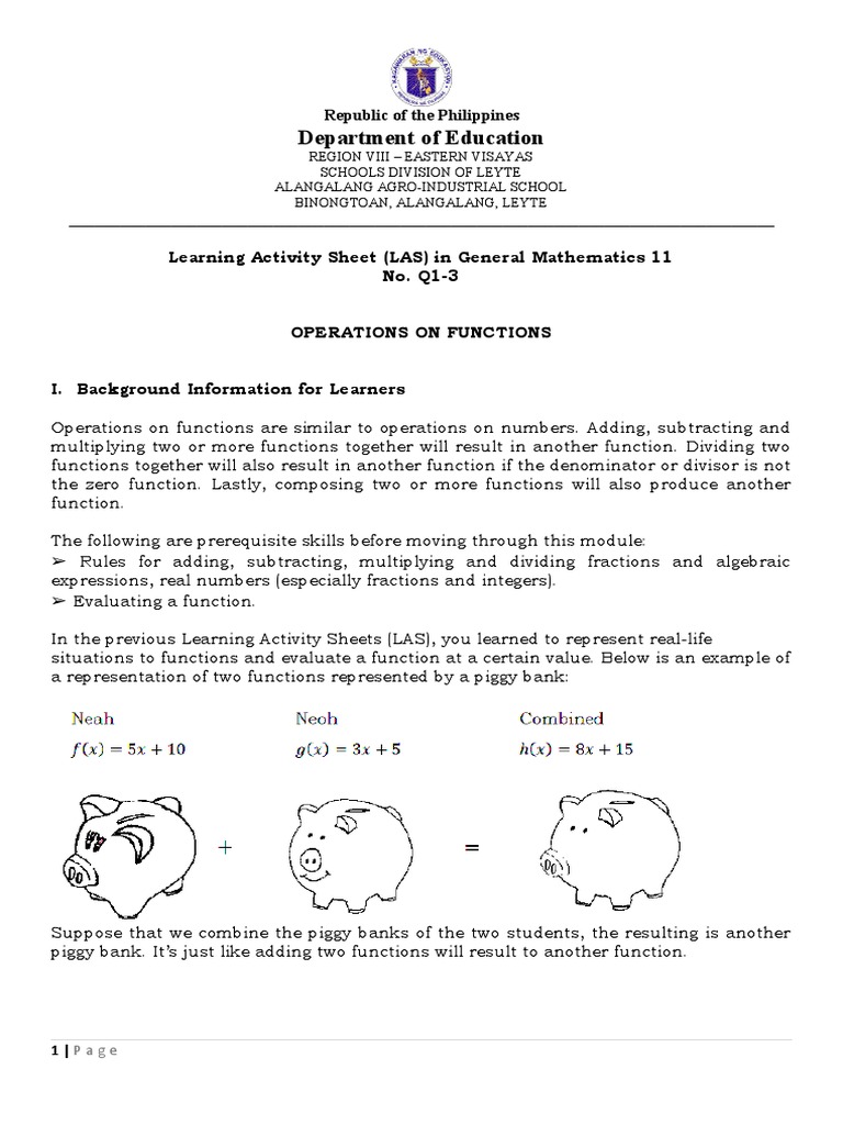 Operations On Functions | PDF