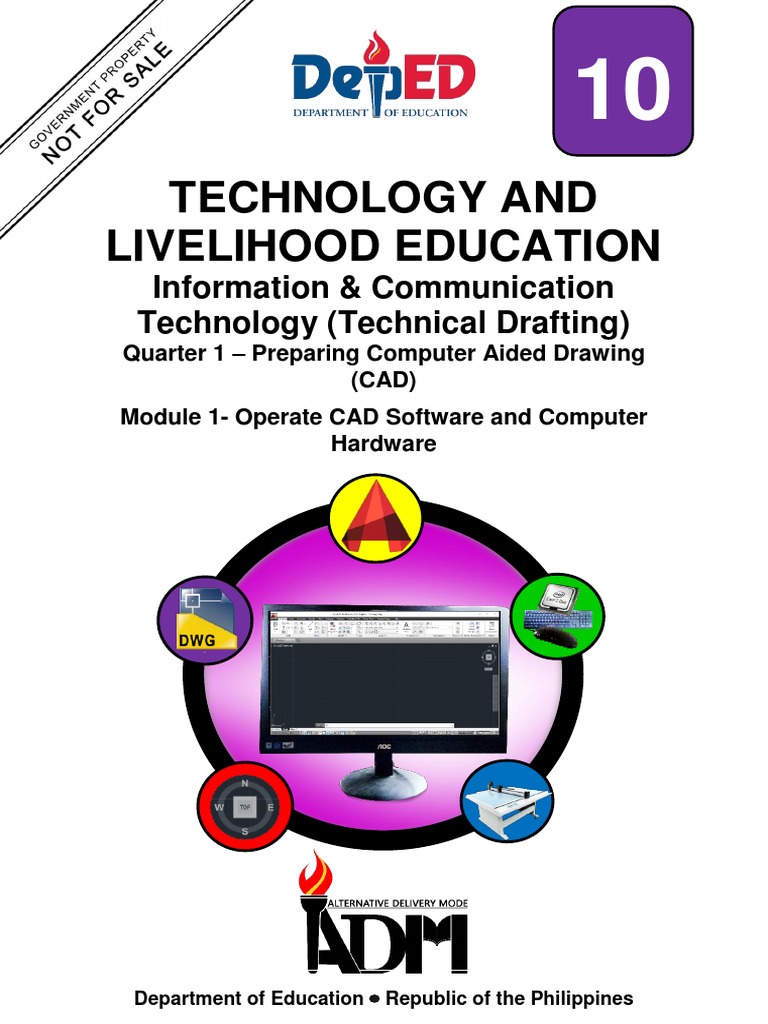 TECHNICAL DRAFTING 10 Module 1 | PDF | Computer Aided Design | Computer ...