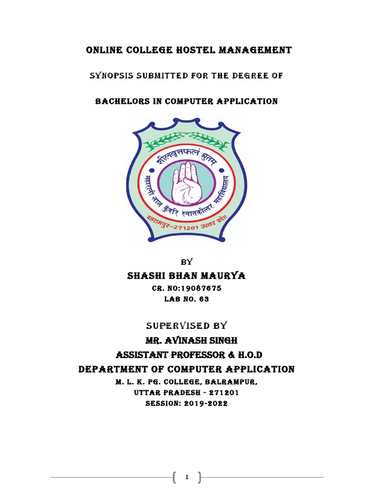 College Hostel Management System | PDF | Information Age | Software