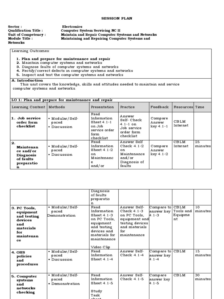 SP Lo4 Maintain Computer Systems and Networks | PDF | Computer Network | Internet