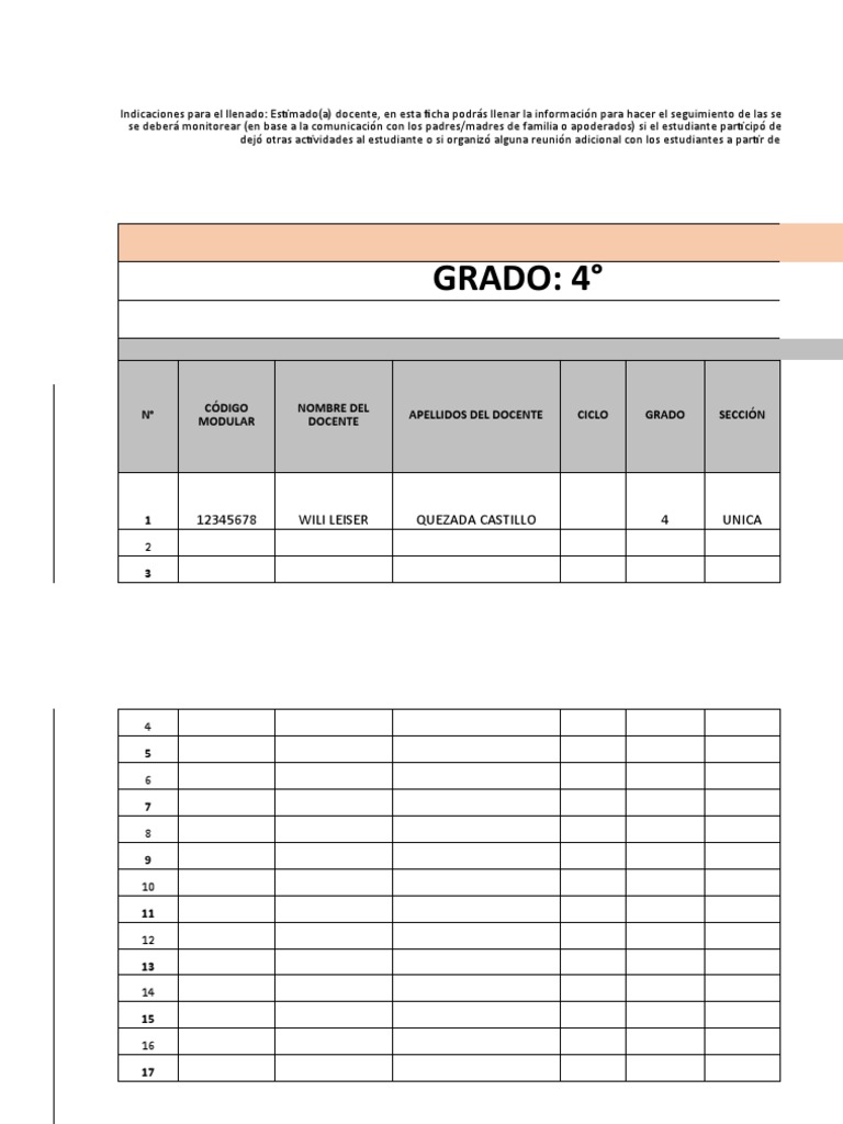 Cuarto Grado Area Educación Por El Trabajo Semana 4 Aprendo en Casa | PDF