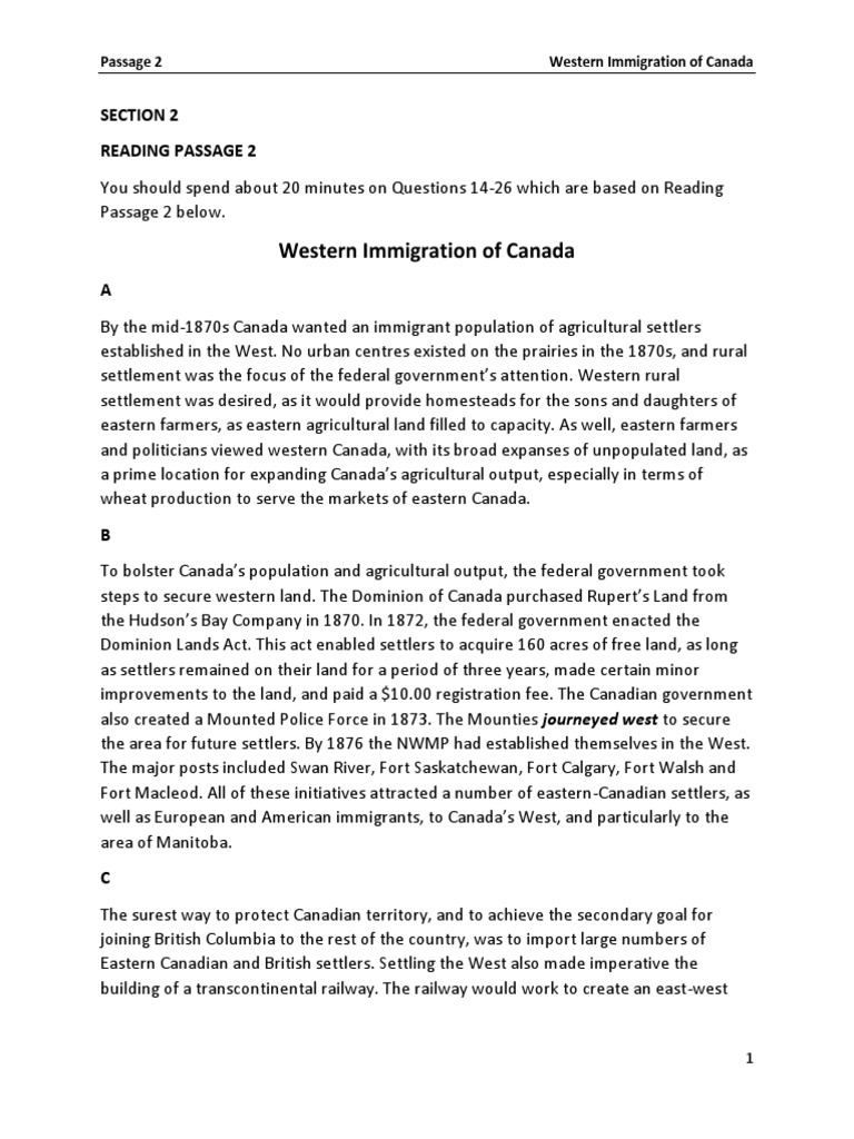 Canada's Western Immigration Drive | PDF | Canada | Manitoba