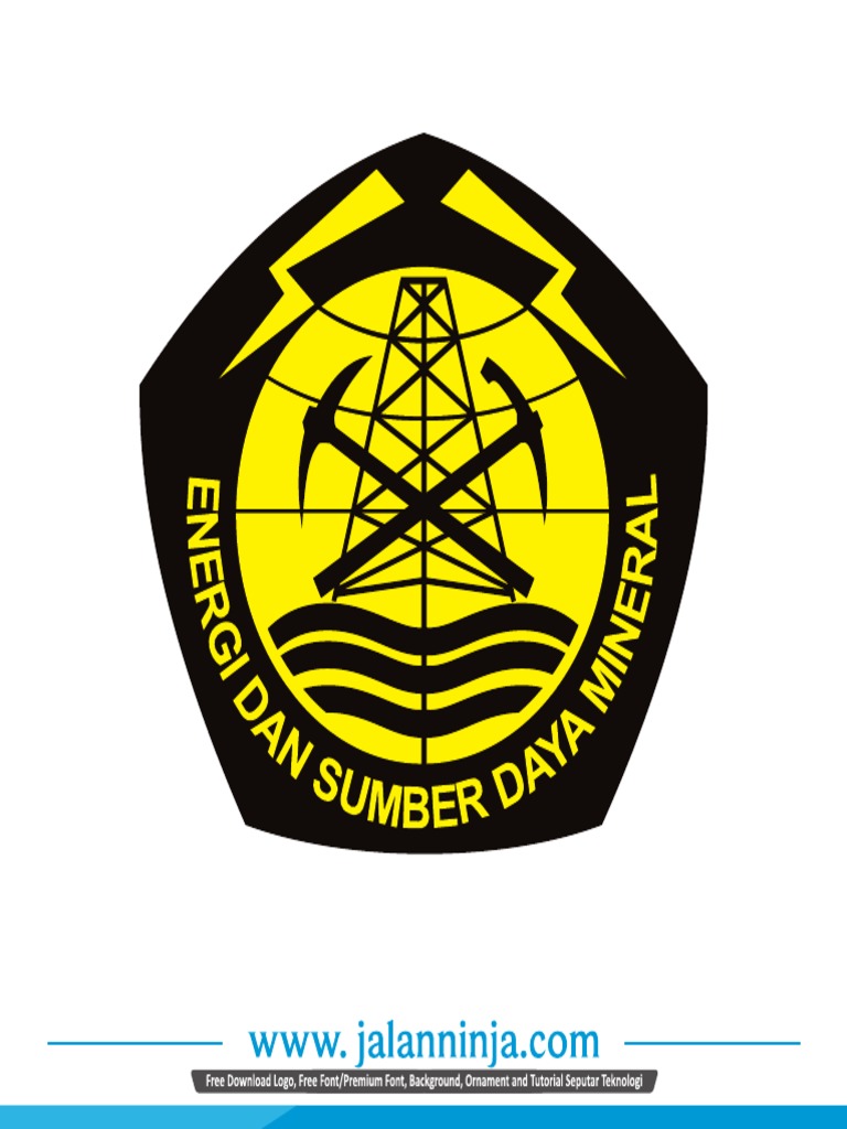 Logo Kementerian ESDM Vector Lengkap Format AI, CDR, PDF, Dan PNG ...