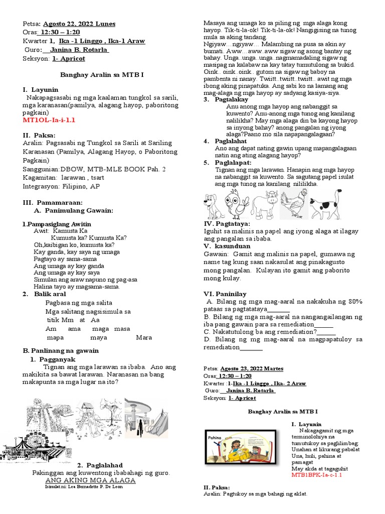 MTB DLP 1Q 1W D1 5 S.y.2022 2023 | PDF