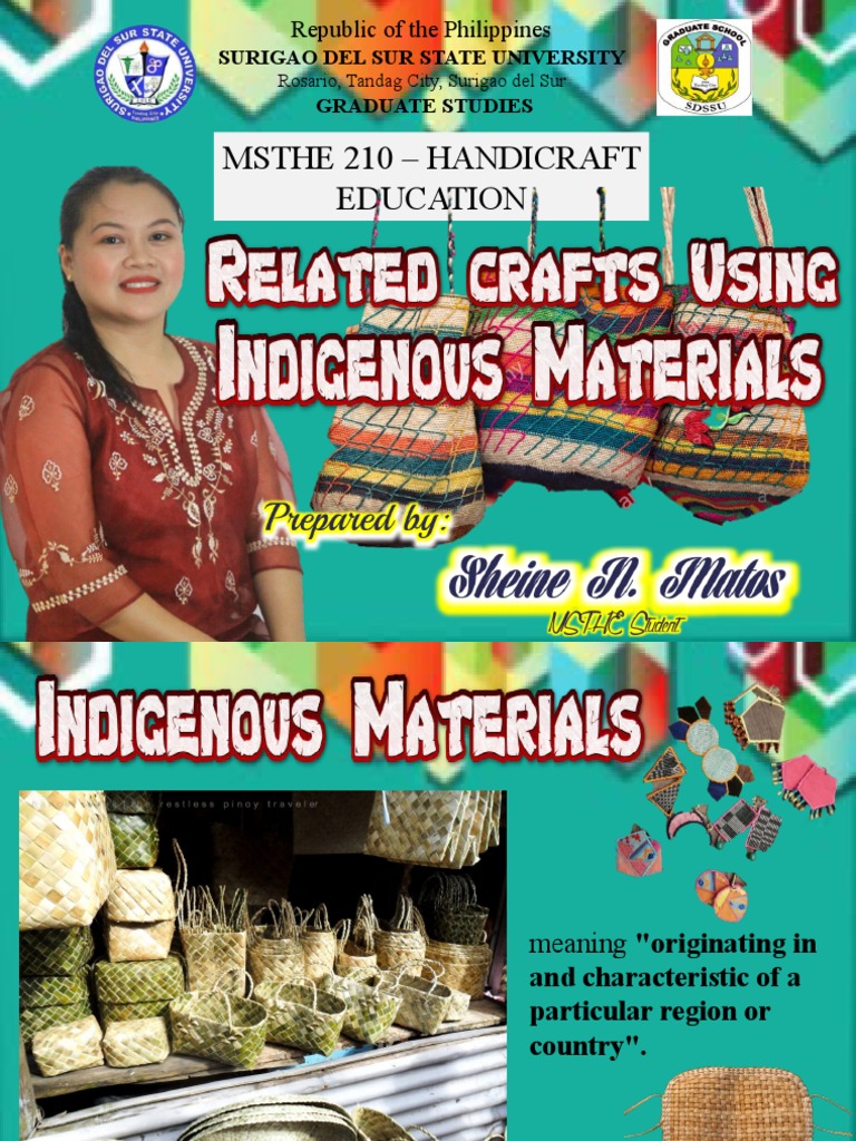 MSTHE210 Handicraft Education - Related Crafts Using Indigenous ...