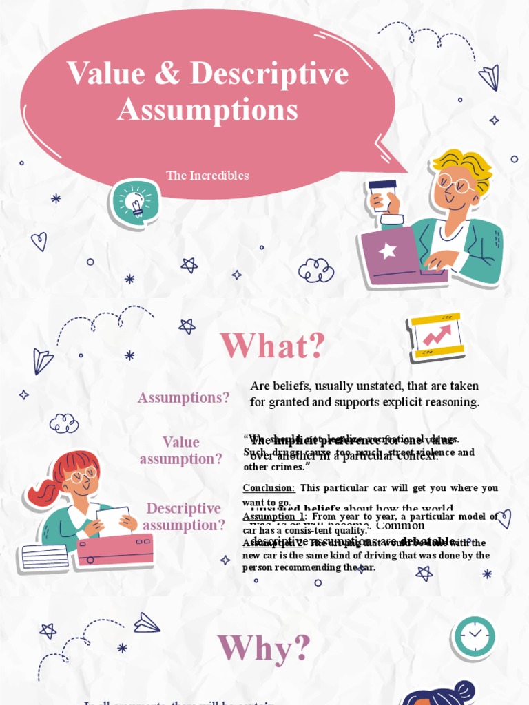 Value & Descriptive Assumptions | PDF