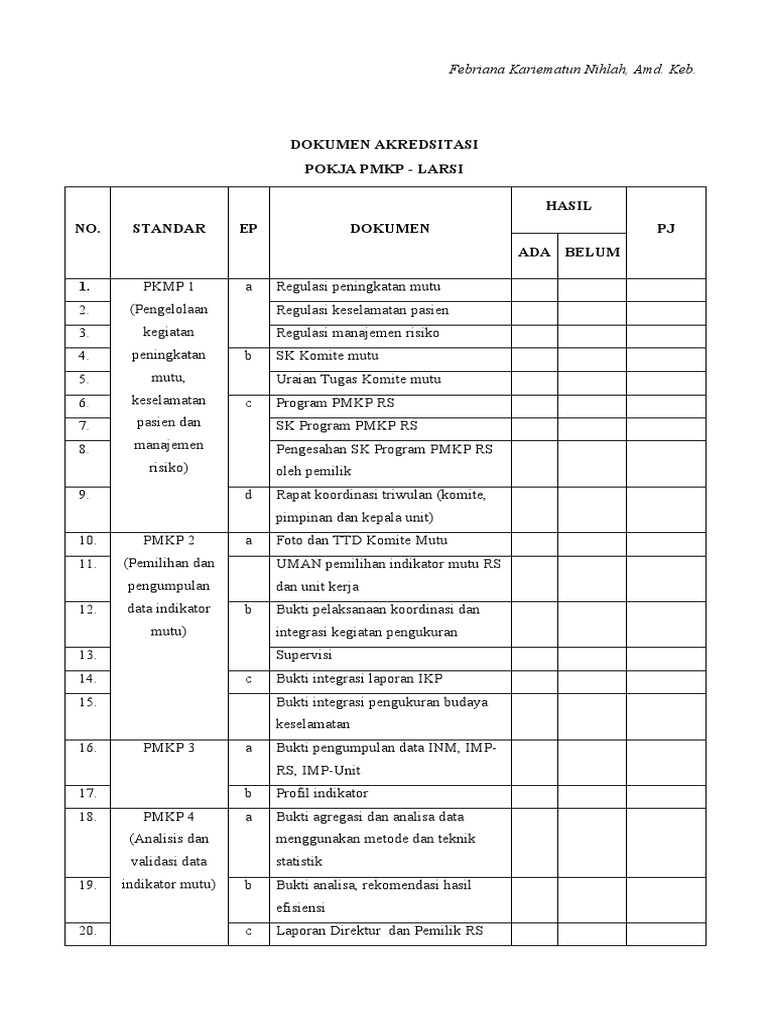 Panduan PMKP untuk Akreditasi RS | PDF | Teknologi & Rekayasa