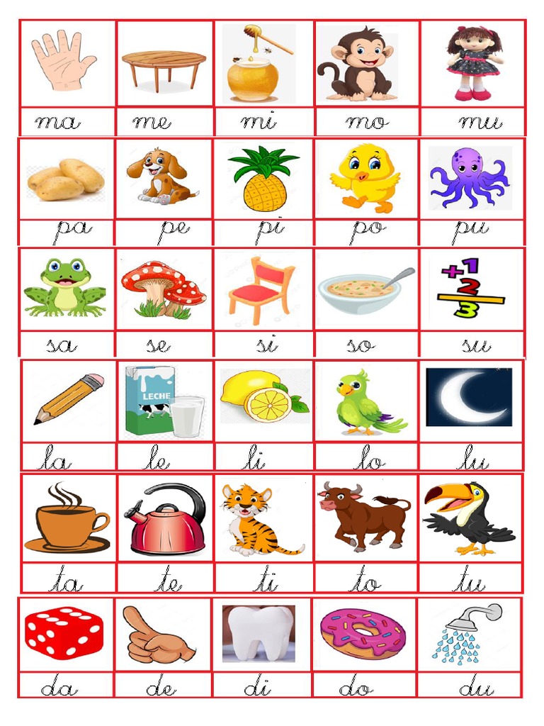 Tabla de Letras | PDF