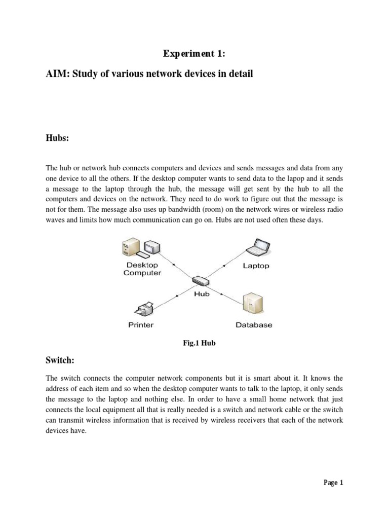 CN Lab Experiment1 | PDF | Computer Network | Router (Computing)