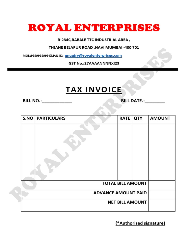 Royal Enterprises Bill | PDF