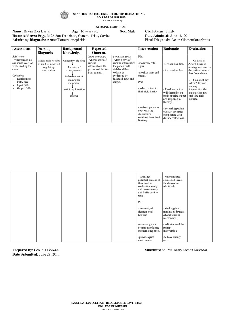 NCP - Case Pre | PDF