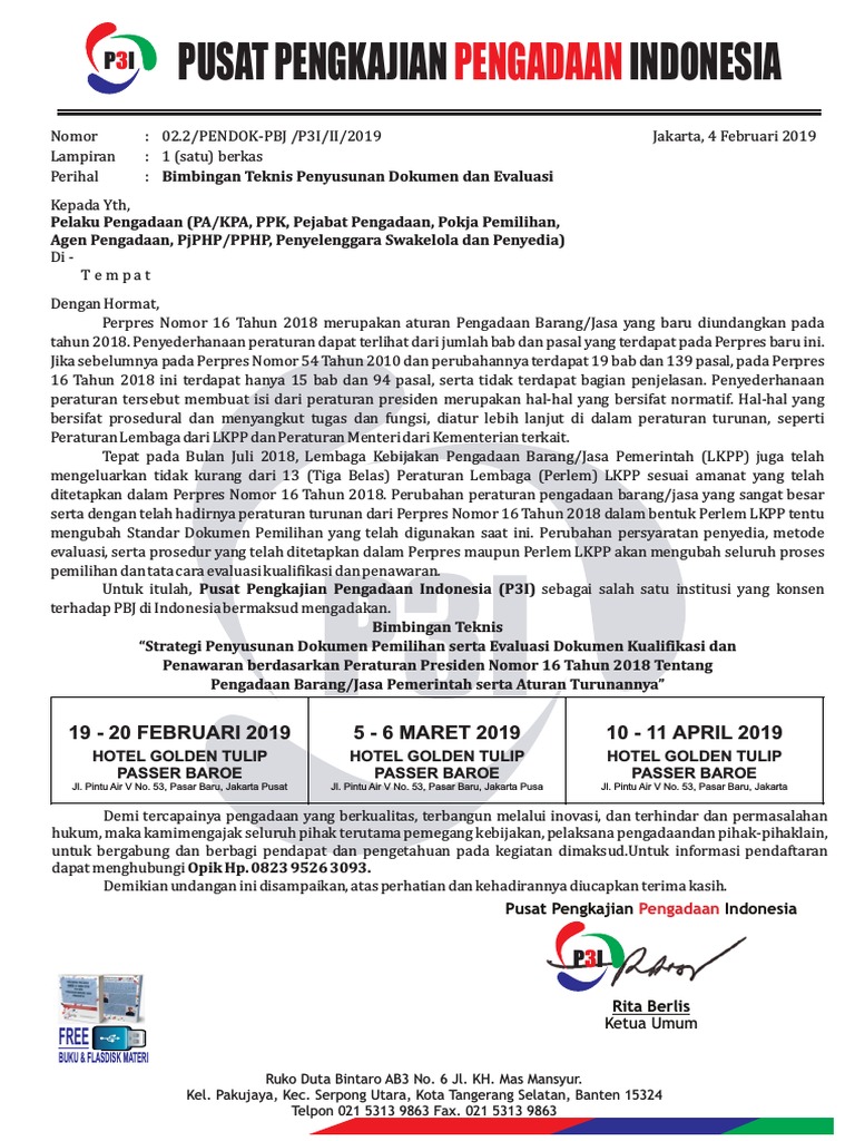 Strategi Penyusunan Dokumen Pemilihan Serta Evaluasi Dokumen ...