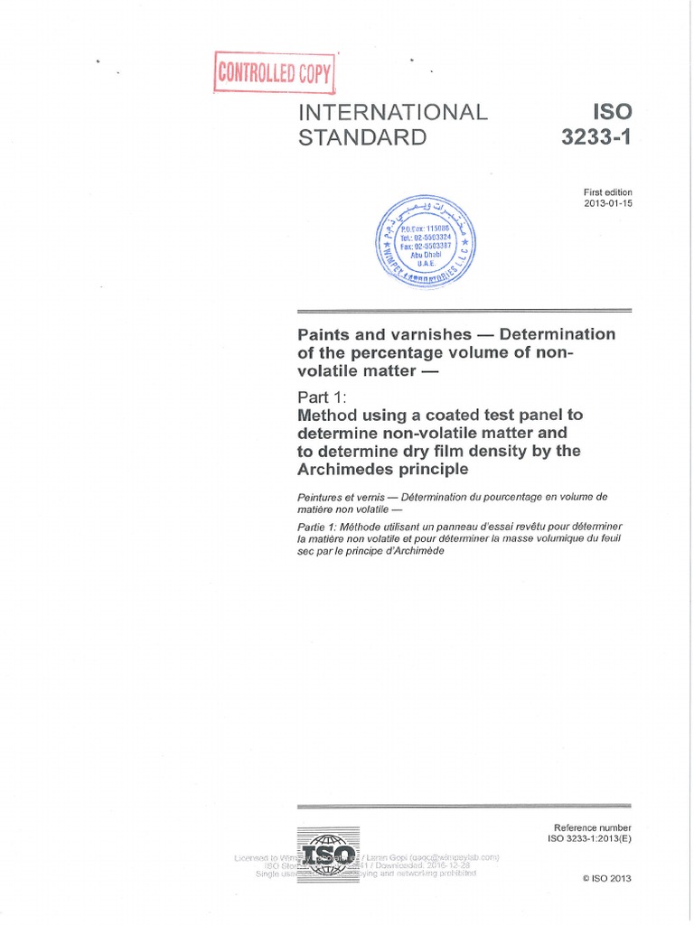Iso 3233 | PDF