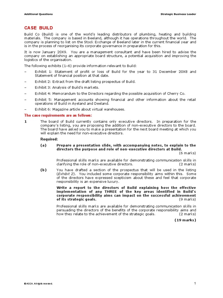 Build Q Acca Question | PDF | Online Shopping | Equity (Finance)