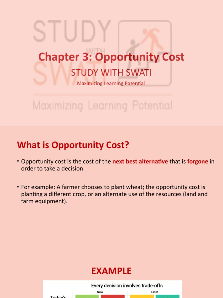 Understanding Opportunity Cost | PDF | Opportunity Cost | Cost