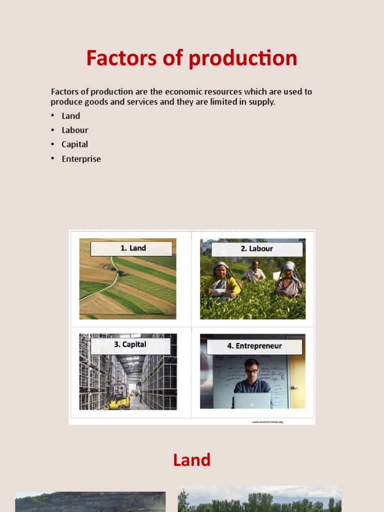 Overview of Factors of Production | PDF | Labour Economics ...