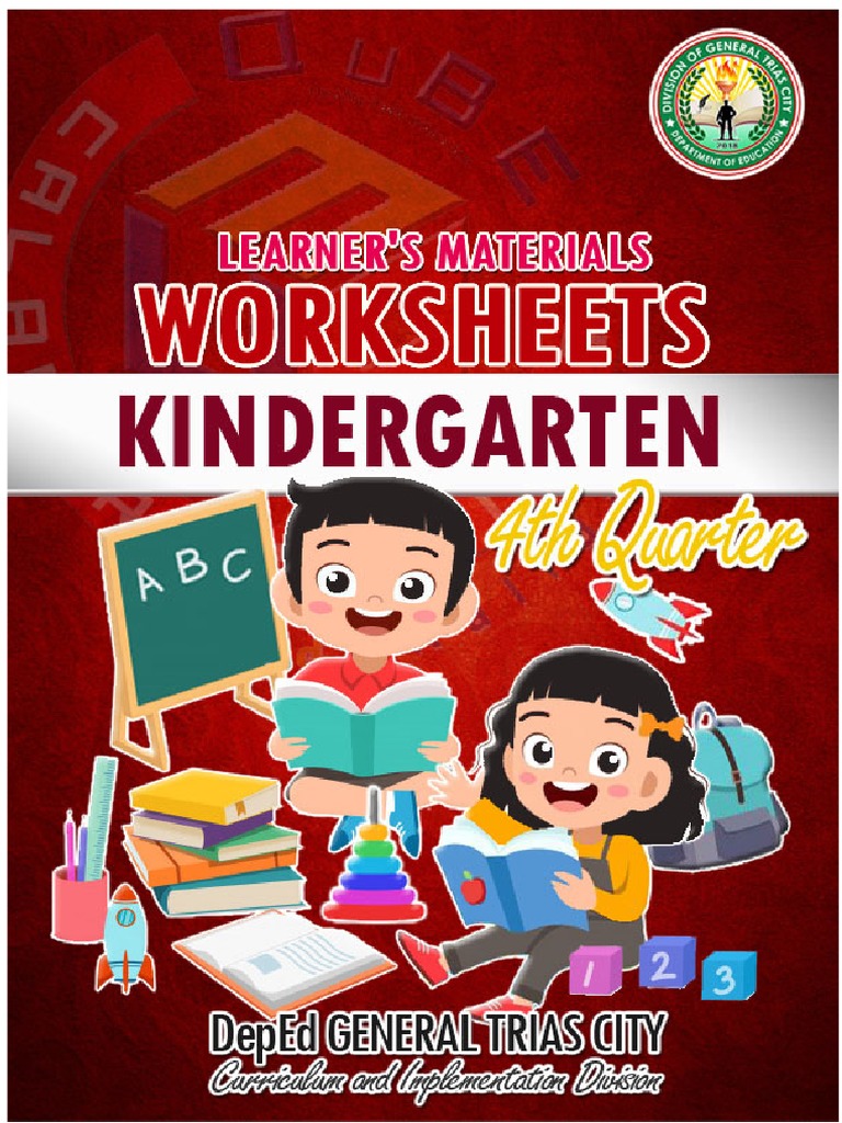 4th Quarter Worksheet Kinder | PDF | Common Law | Intellectual Works