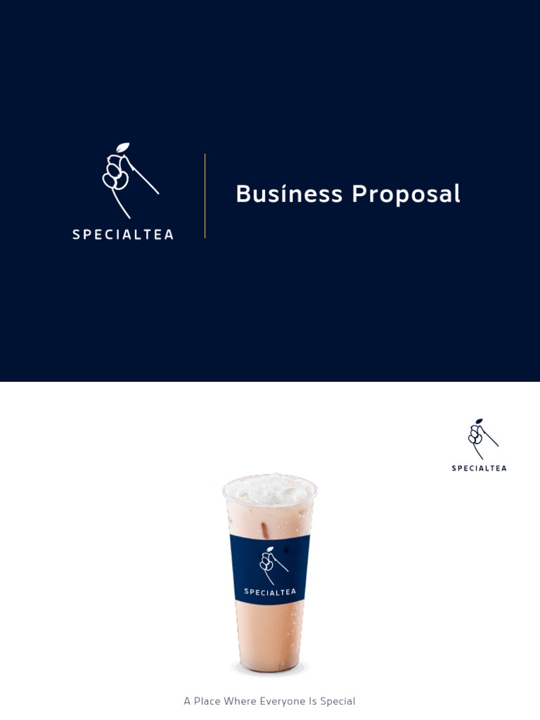 Proposal Bisnis Specialtea: Kebahagiaan Teh | PDF