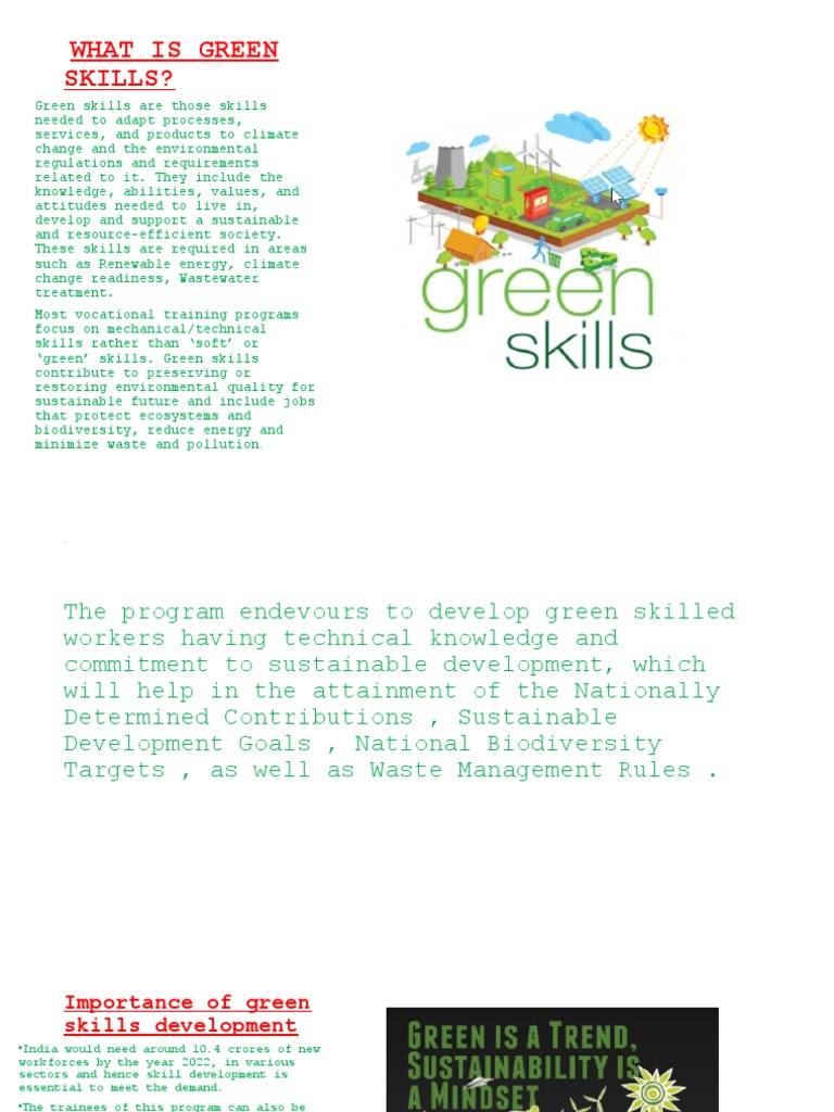 Green Skills | PDF | Sustainability | Sustainable Development