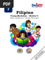 Grade 7 Filipino - MODULE 1 To 4 | PDF