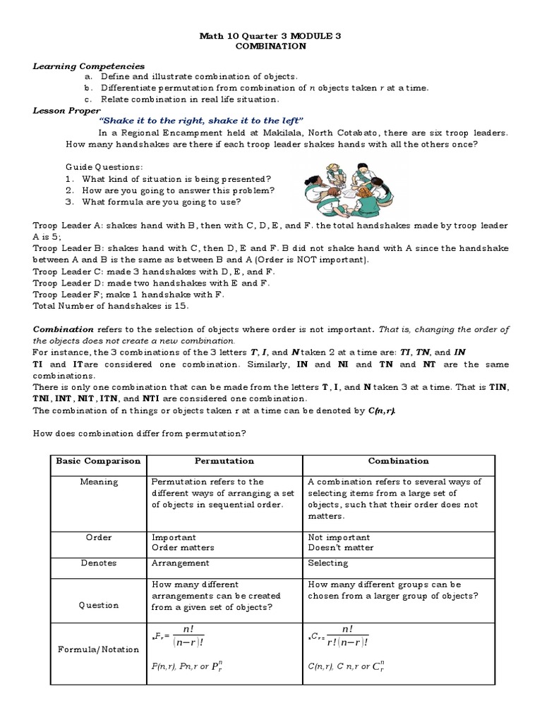 "Shake It To The Right, Shake It To The Left": Learning Competencies | Download Free PDF ...