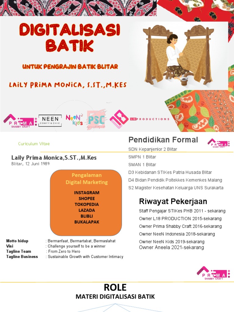 Digitalisasi Batik | PDF | Seni